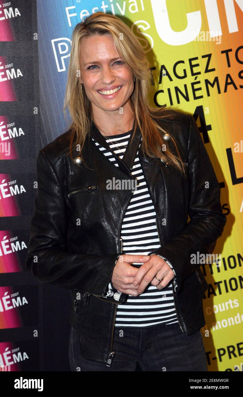 Robin Wright Penn attends the French premiere of 'She's so Lovely' held ...