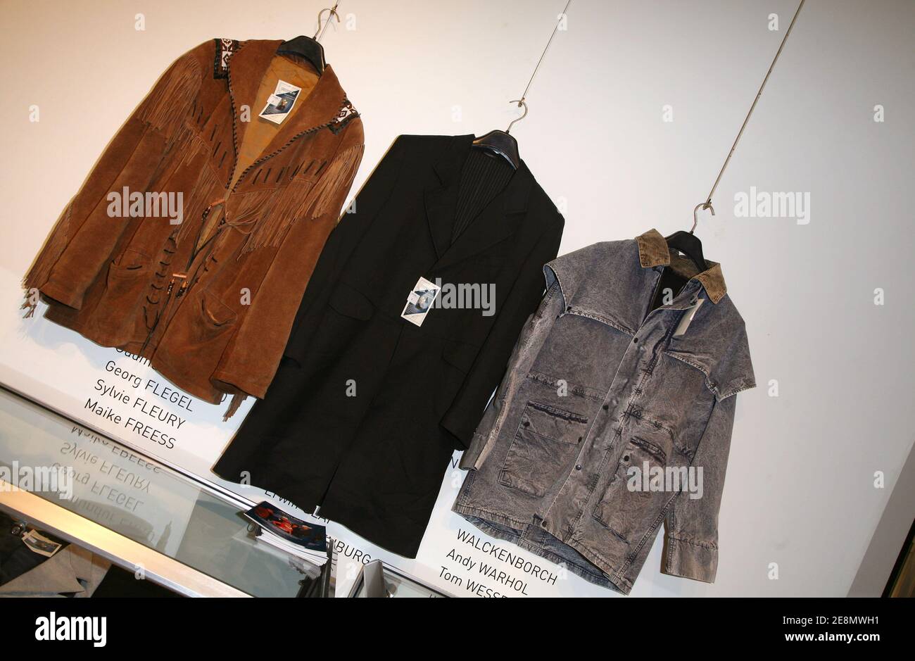 Exhibition of 'Dallas' cast members shooting clothes, held at ...