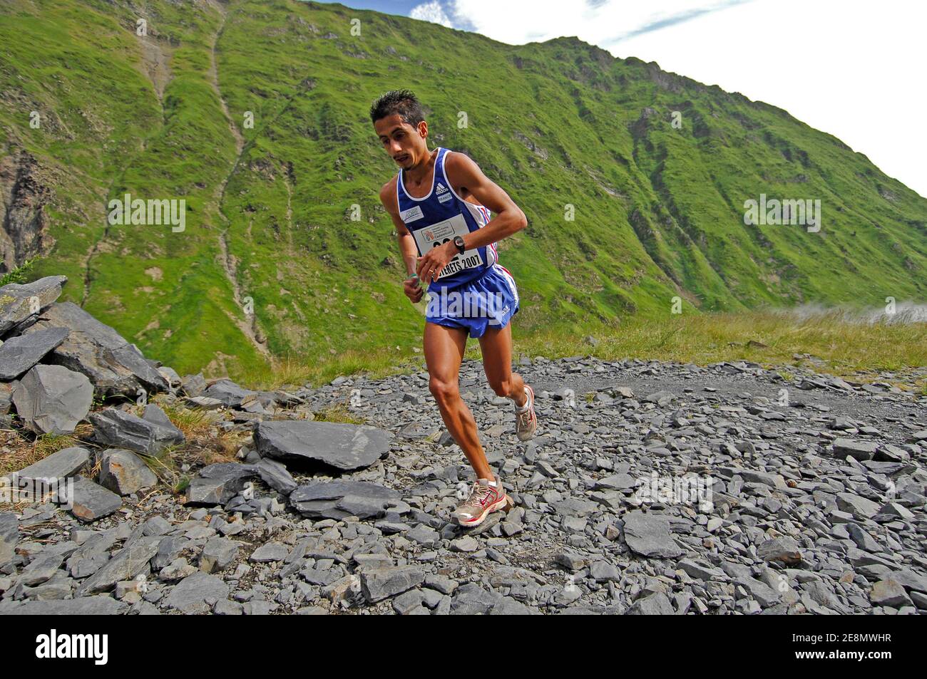 France's Raymond Fontaine competes during the men race of the European ...