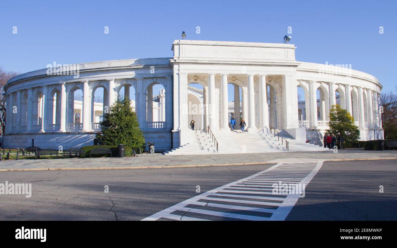 Memorial Amphitheater, Arlington Cemetery Virginia, Near Washington, DC ...