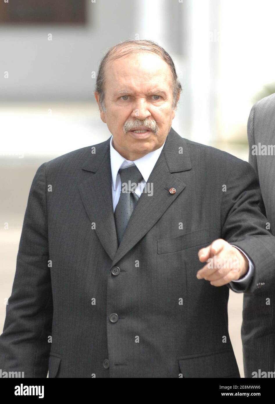 Algerian president abdelaziz bouteflika welcomes hi-res stock ...
