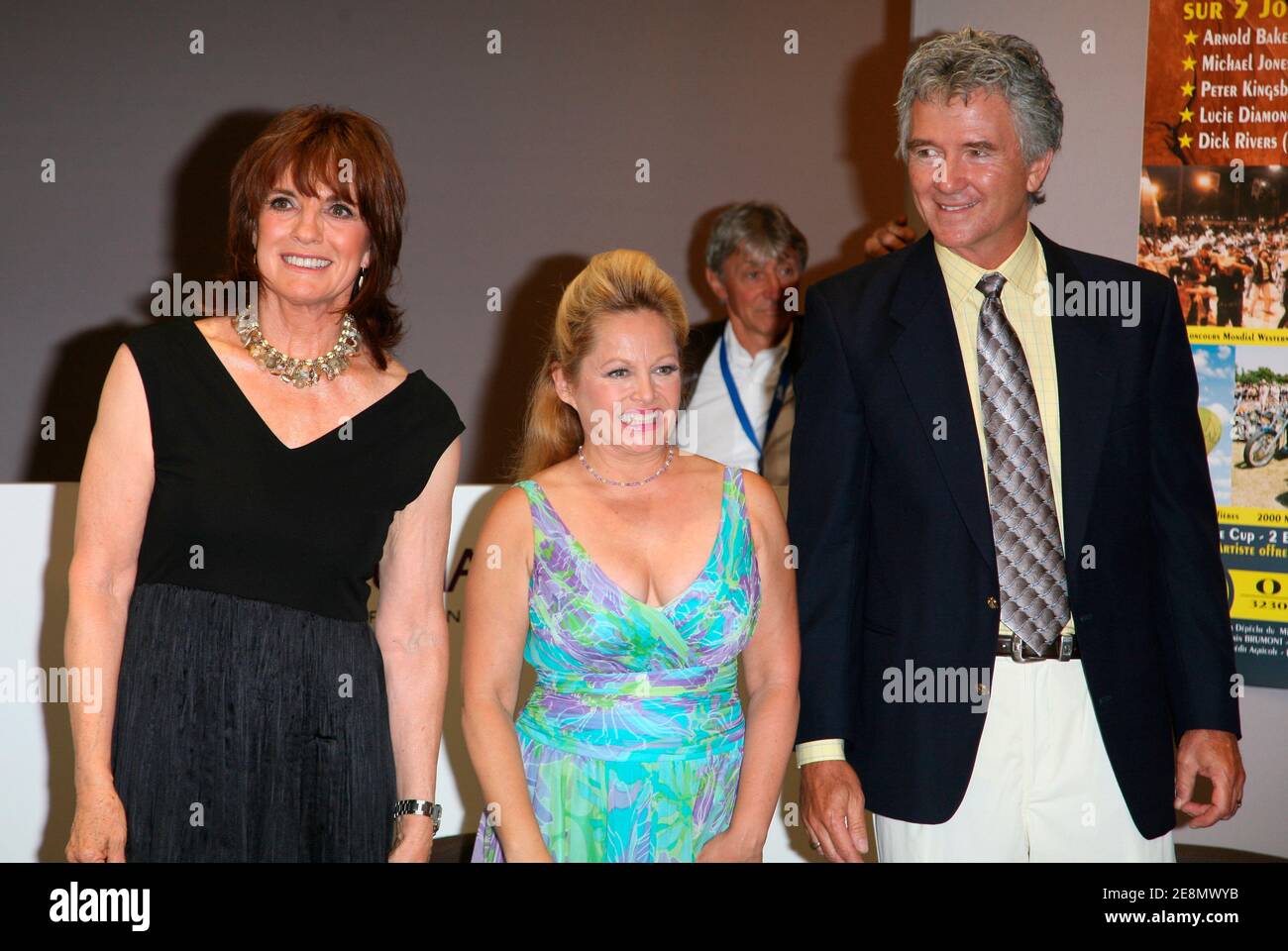 "Linda Gray, Charlene Tilton and Patrick Duffy attend an auction of ...