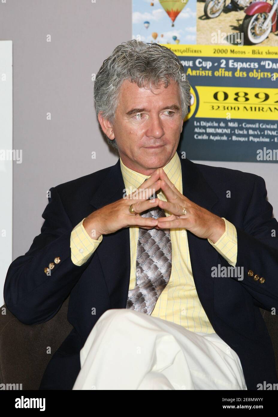 "Patrick Duffy attends an auction of around 40 pieces of clothes worn ...