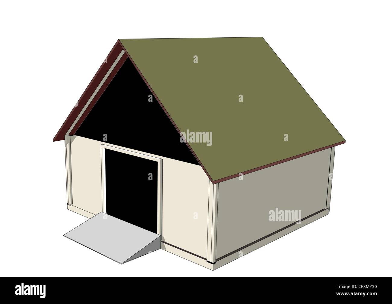 garage vector illustration isolated on white background Stock Vector ...