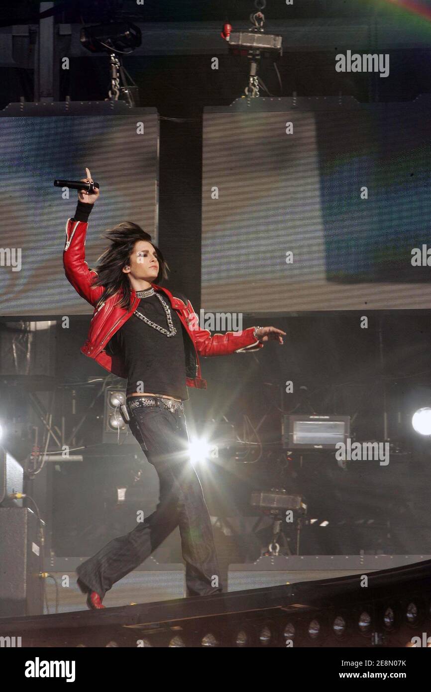 Tokio Hotel performs live during a concert as part of the Bastille Day ...