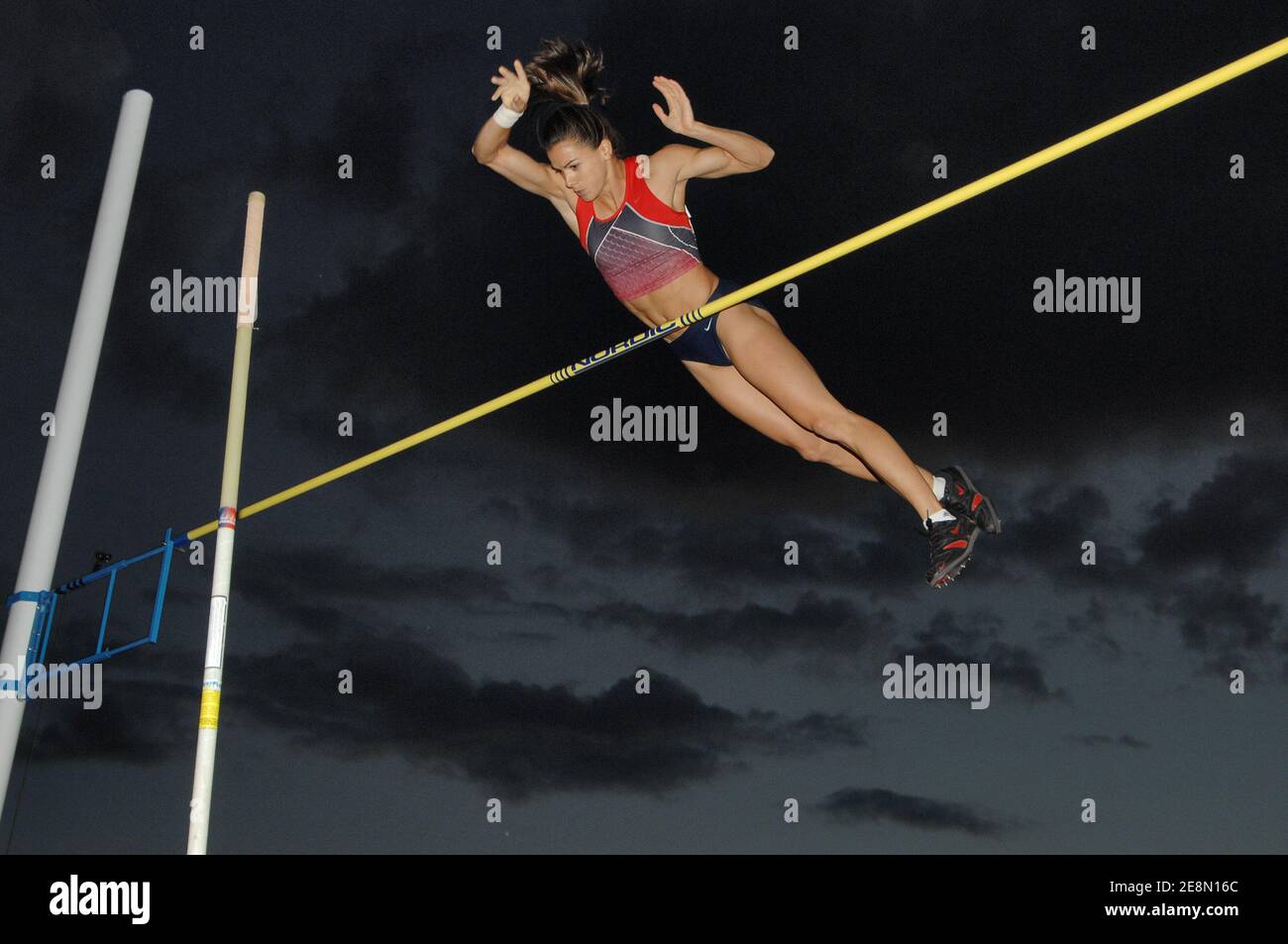 USA's Erica Bartolina competes on women's Pole Vault during the Track ...