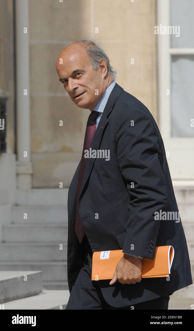 French Chairman of EDF Group Pierre Gadonneix arrives at the Elysee ...