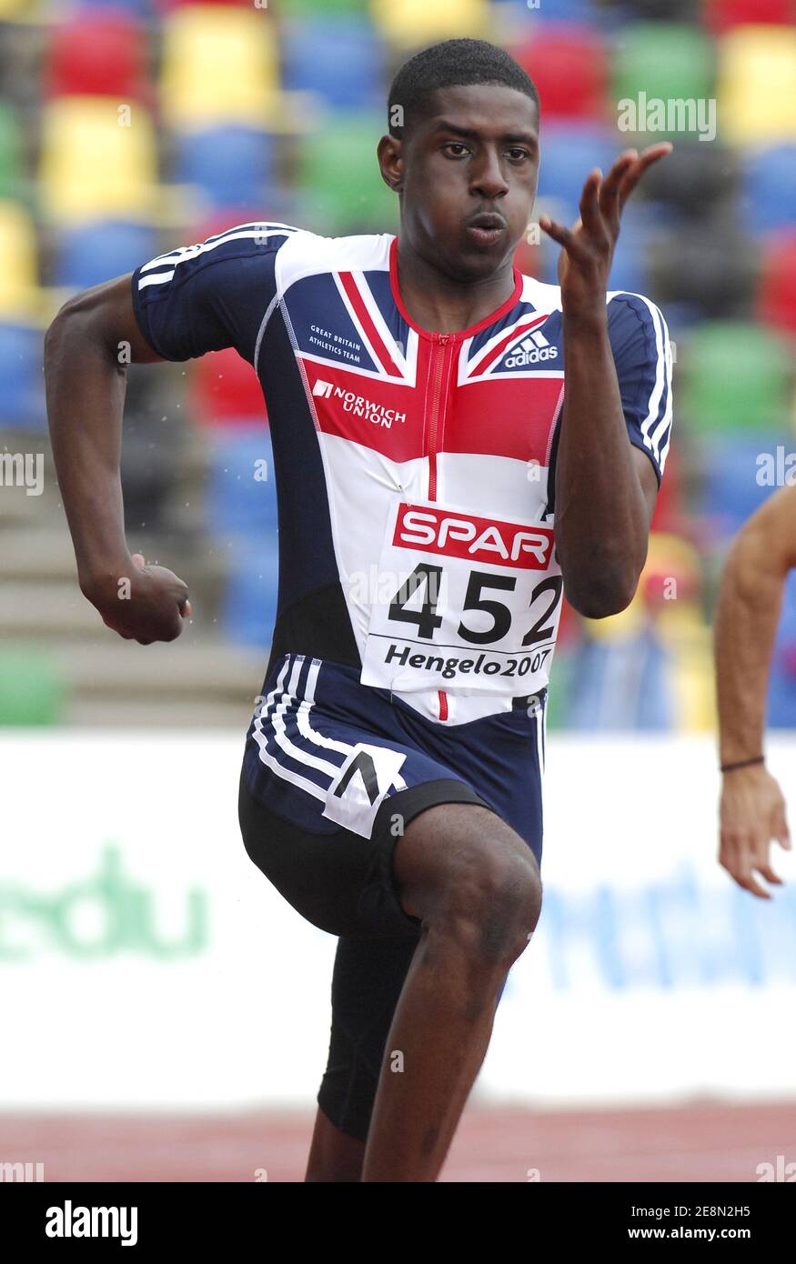 Great Britain's David Telfer James competes on men's 200 meters during ...