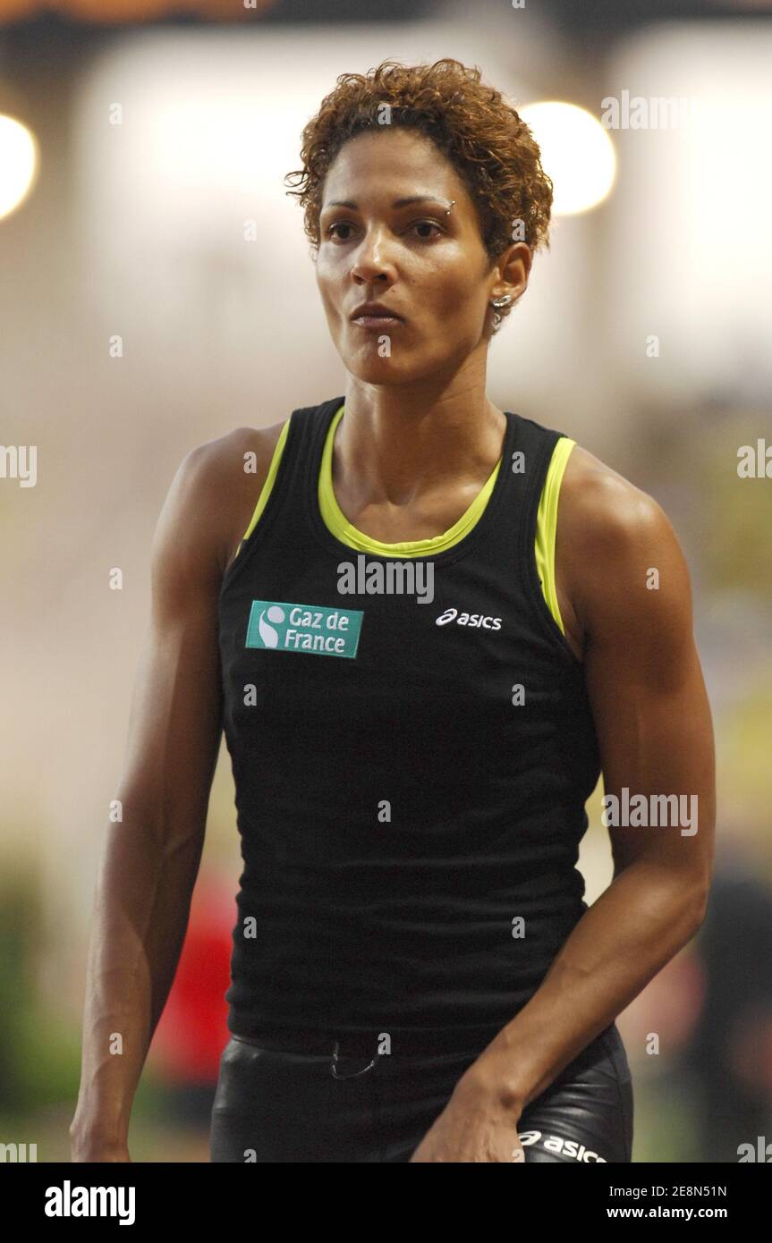 France's Christine Arron competes on women's 100 meters during the ...