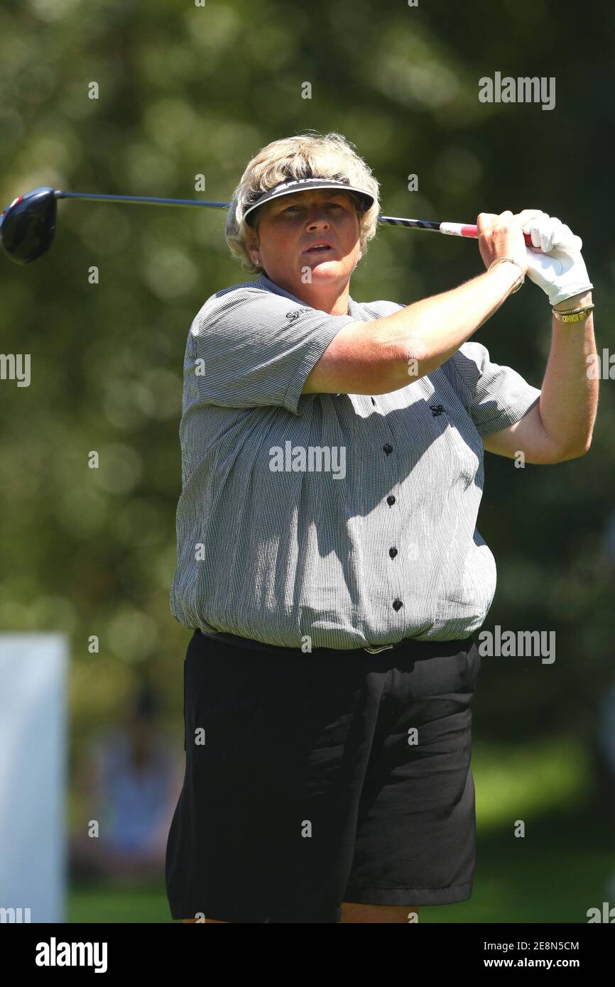 England's Laura Davis during the Women's Golf Masters 2007 in Evian ...
