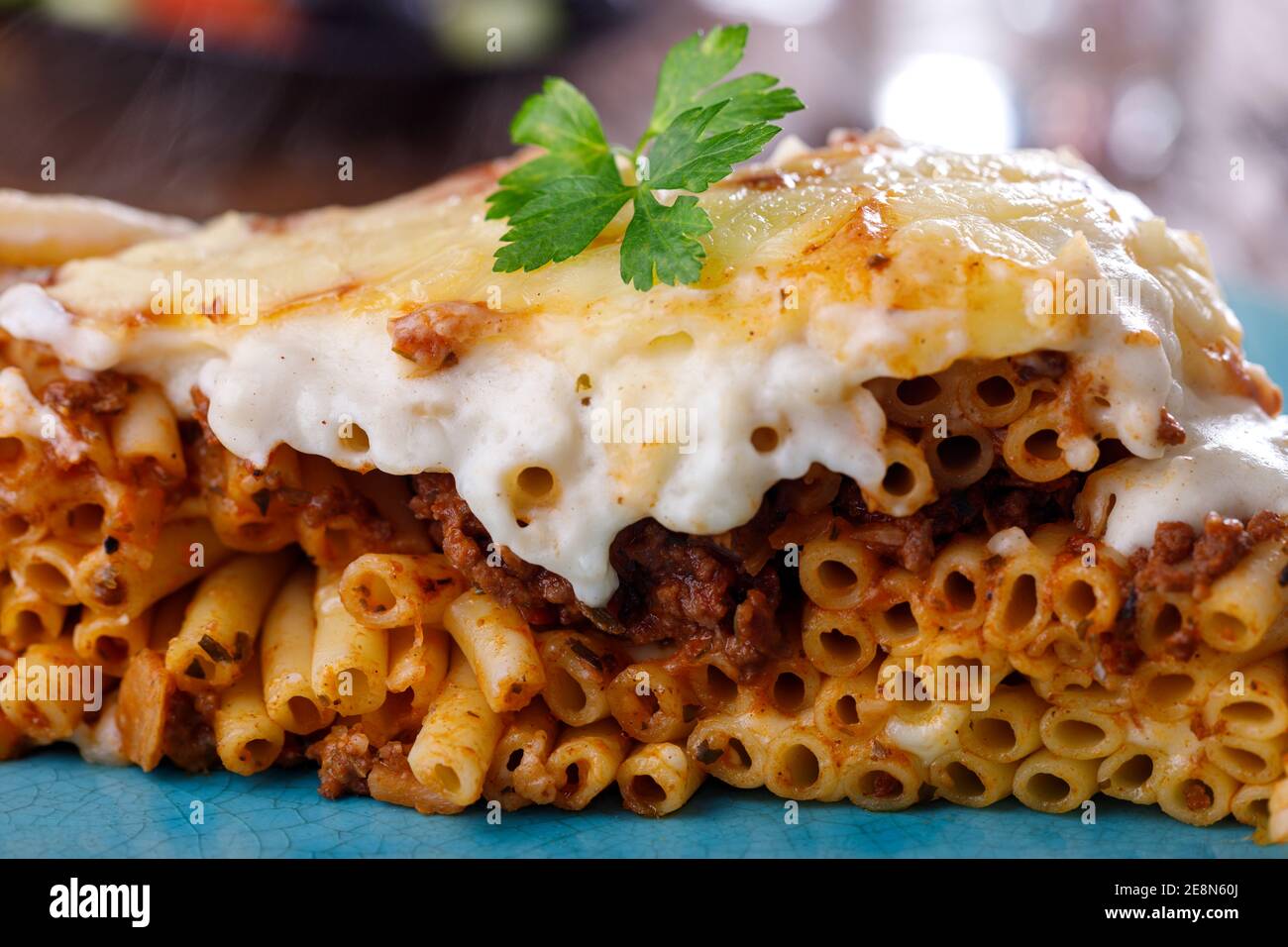 Pastitsio greek cuisine hi-res stock photography and images - Alamy