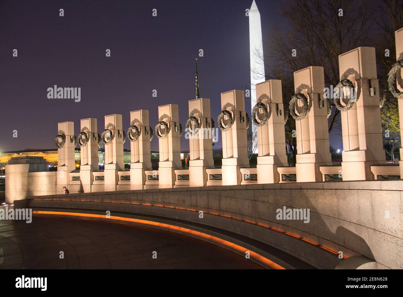Washington DC - World War II Memorial Stock Photo - Alamy