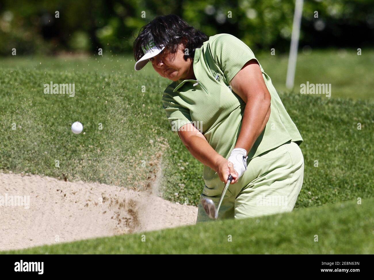 USA's Pat Hurst during the Women's Golf Masters 2007 in Evian, France ...