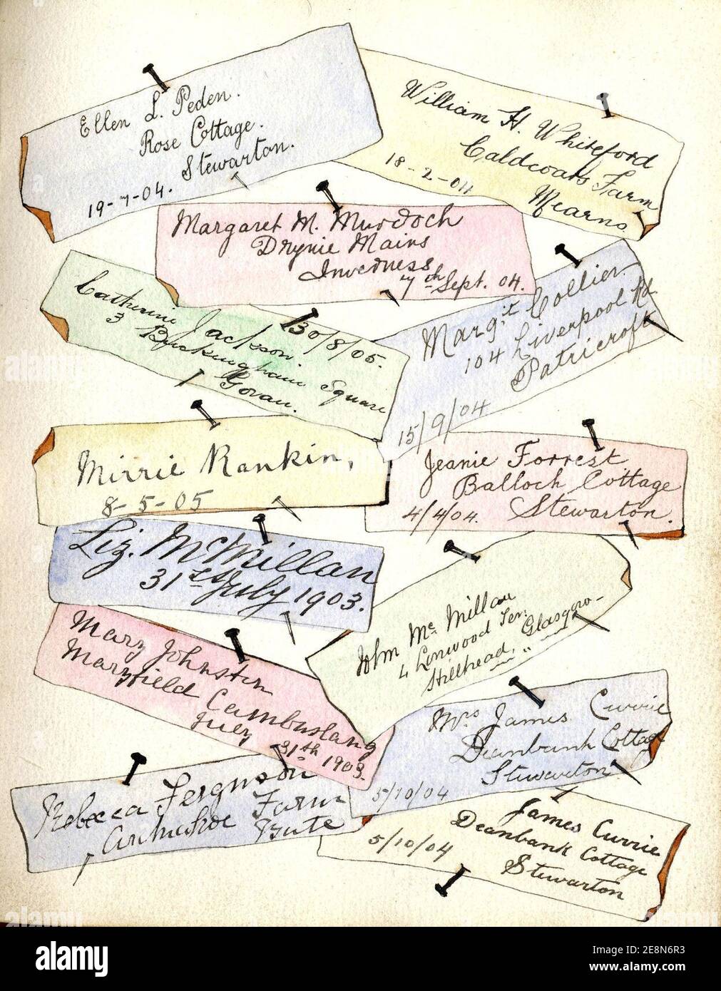 Mimmie Ranking 1905 Stock Photo - Alamy