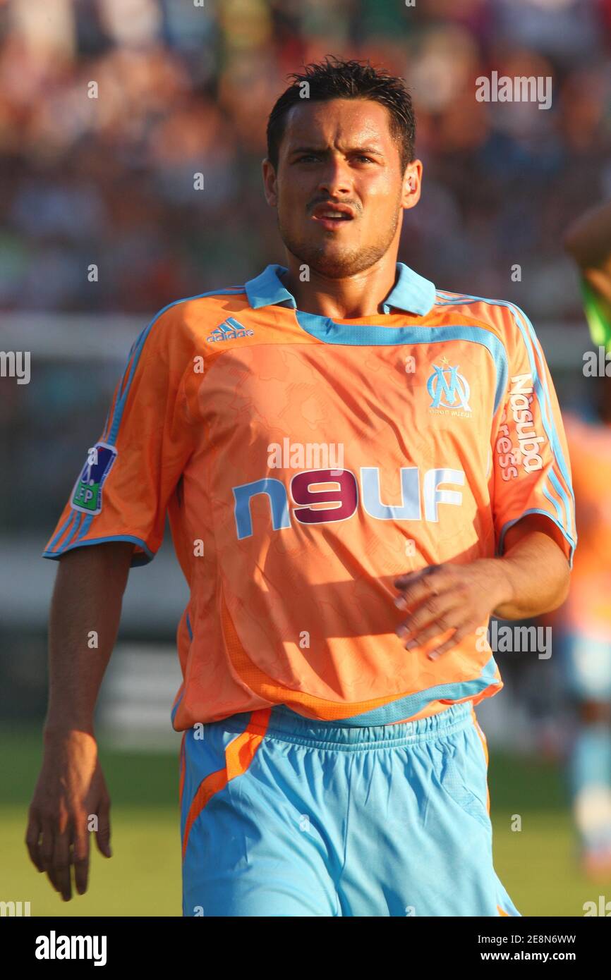 OM's Karim Ziani in action during a friendly match, Olympique de ...