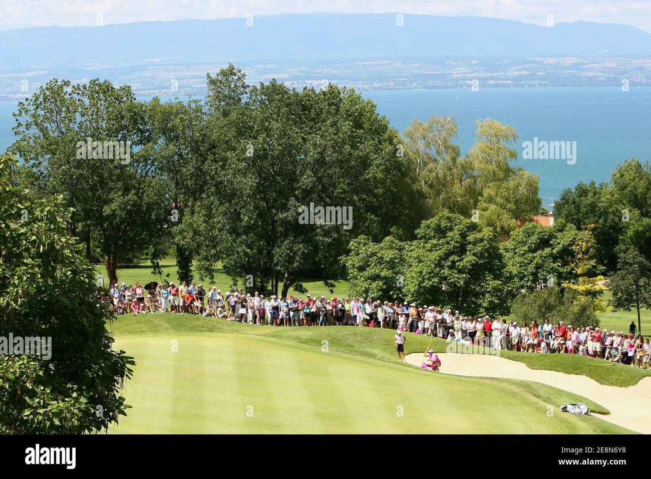 Atmosphere during the final round of the 14th Women's Golf Masters in ...