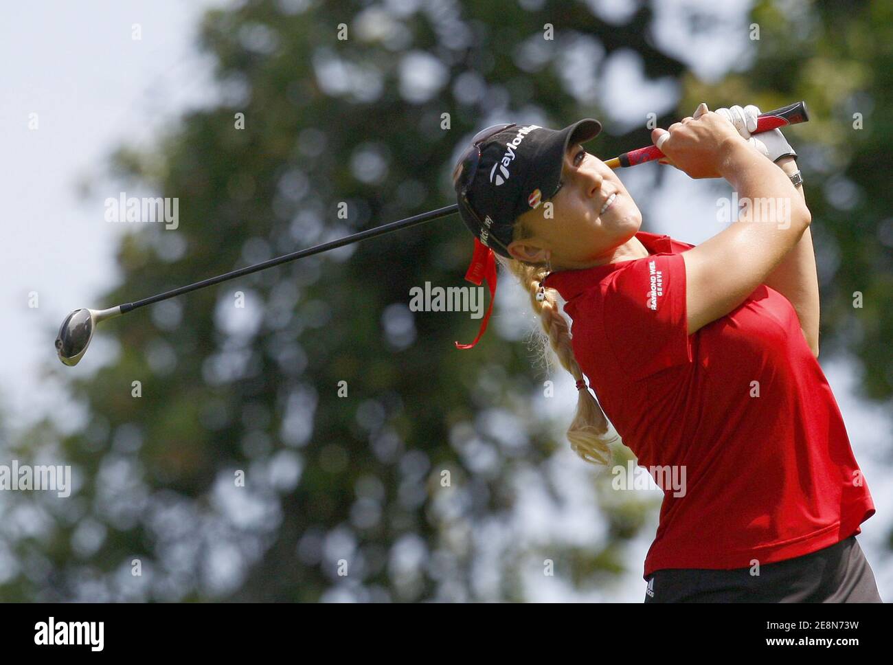 USA's Natalie Gulbis during the 14th Women's Golf Masters in Evian ...