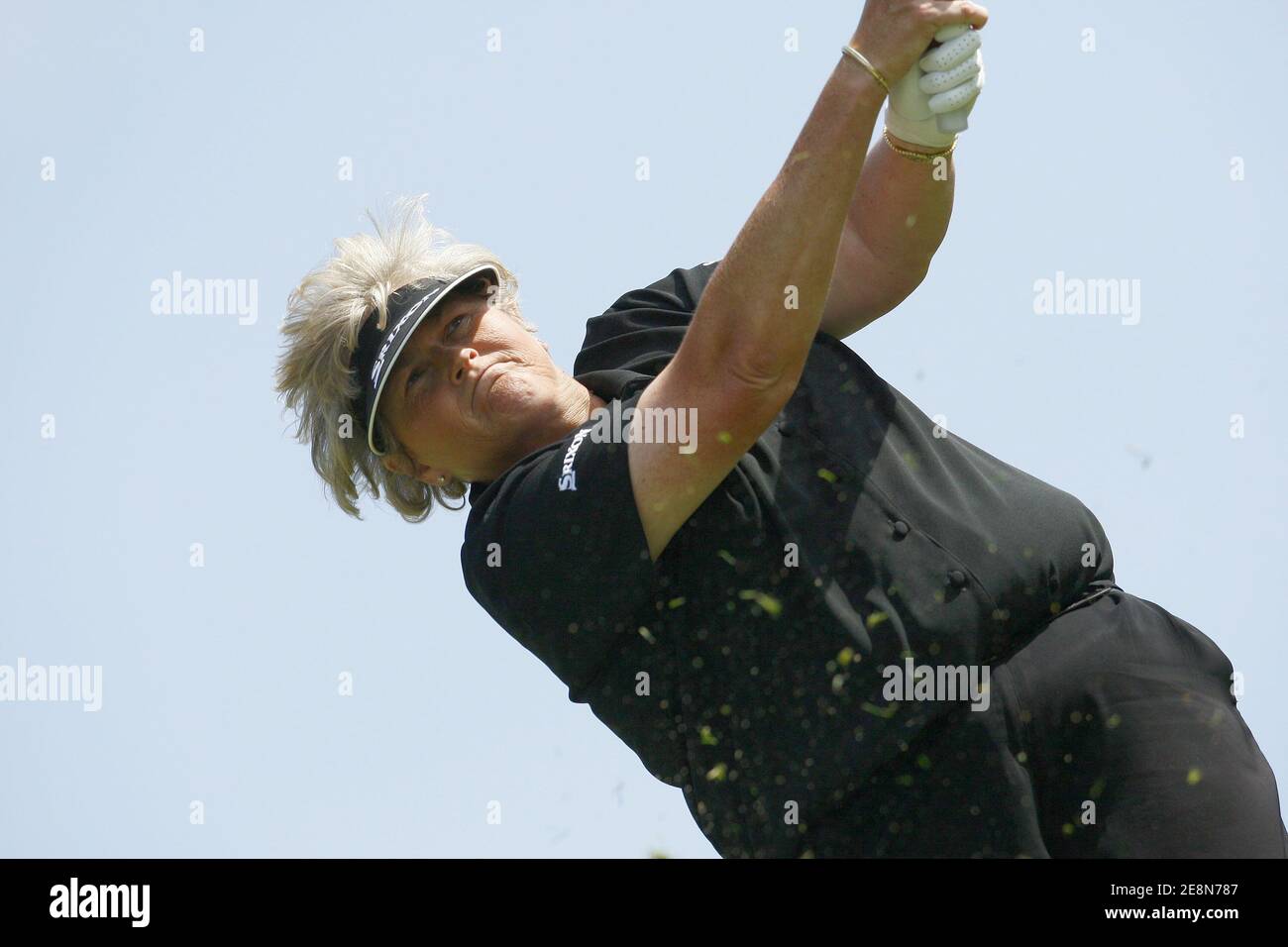 USA's Laura Davis during the 14th Women's Golf Masters in Evian, France ...