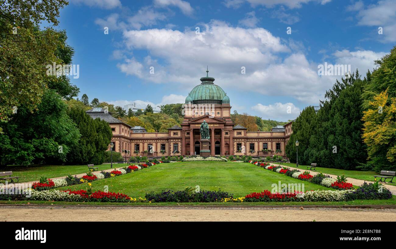 Kaiser Wilhelms Bad In The Spa Gardens Of Bad Homburg Stock Photo - Alamy