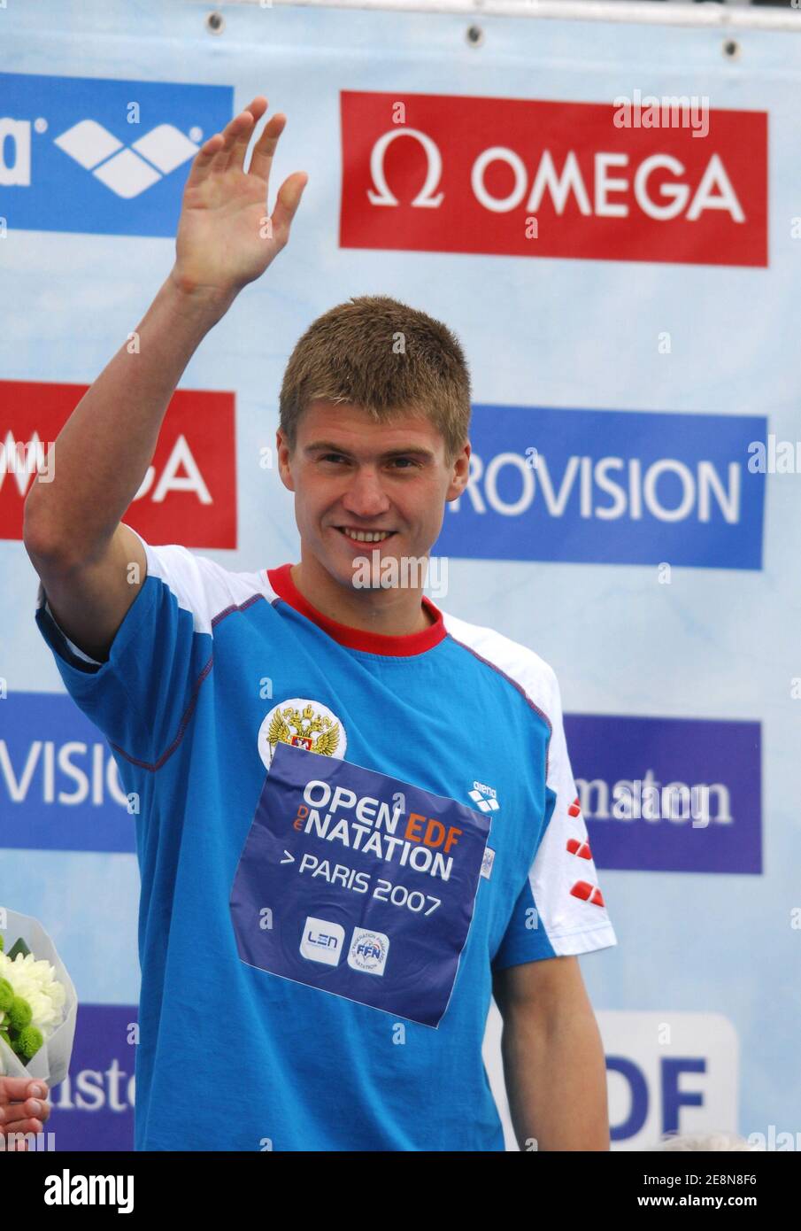 Russia's Nikolay Skvortsov performs on men's 100 meters Butterfly ...