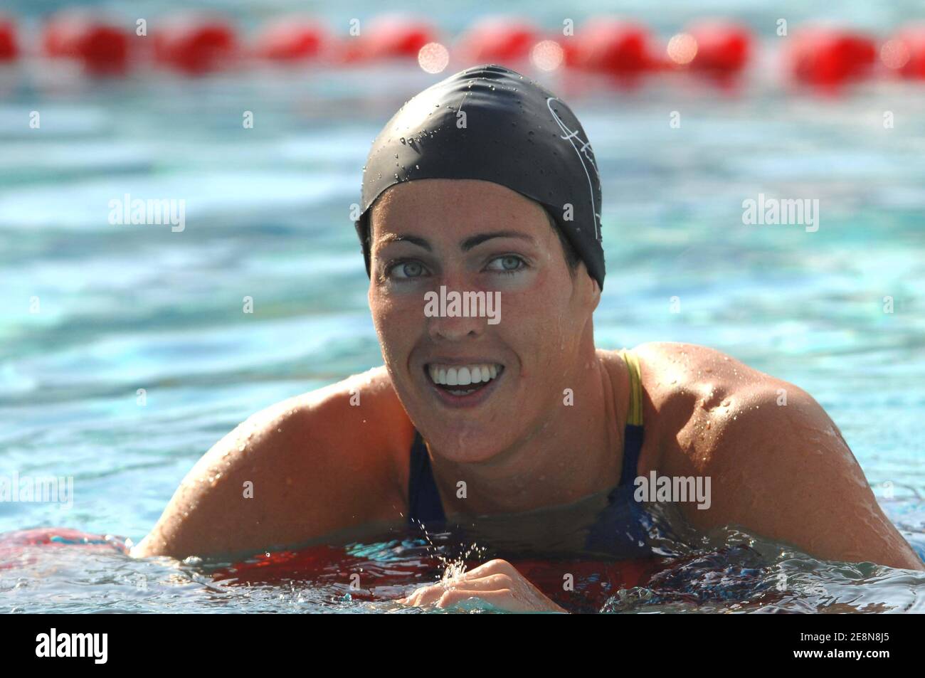 Sweden's Therese Alshammar performs on women's 50 meters Butterfly ...