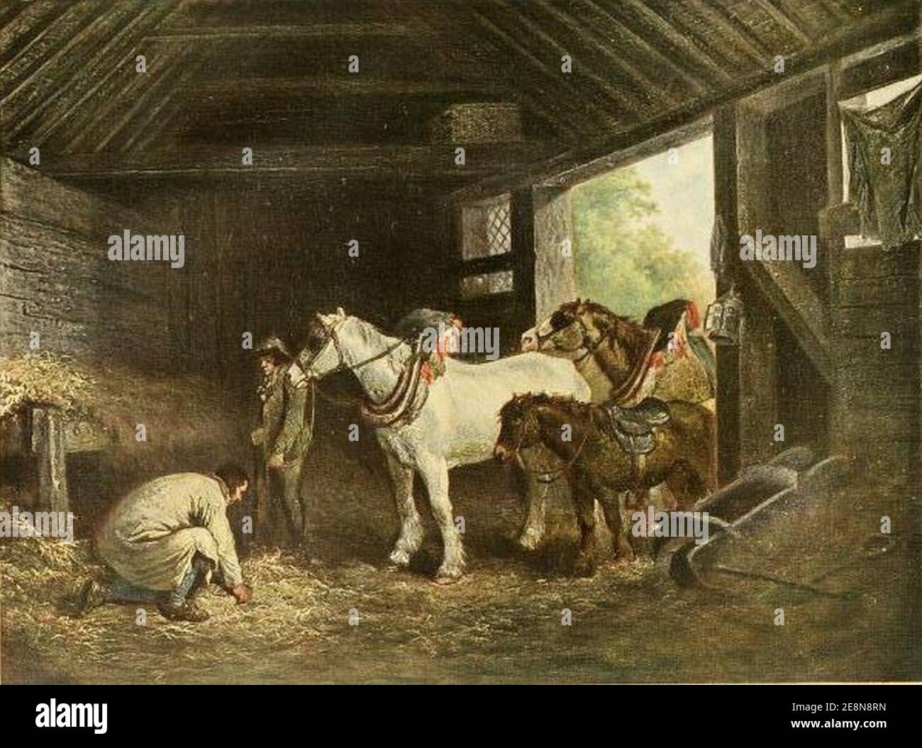 The inside of a stable hi-res stock photography and images - Alamy