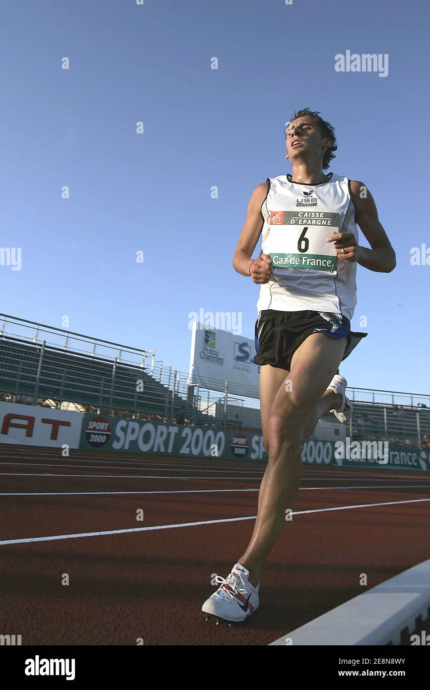 France's Johan Durand competes on the men's 5000 meters during french ...
