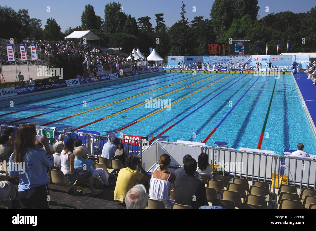 General view during the Swimming Open EDF at the Racing Club Lagardere ...