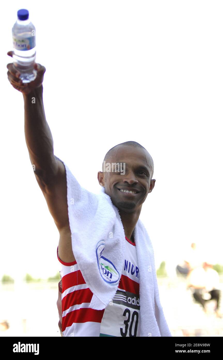 France's Lueyi Dovy wins the gold medal on men's 100 meters final ...