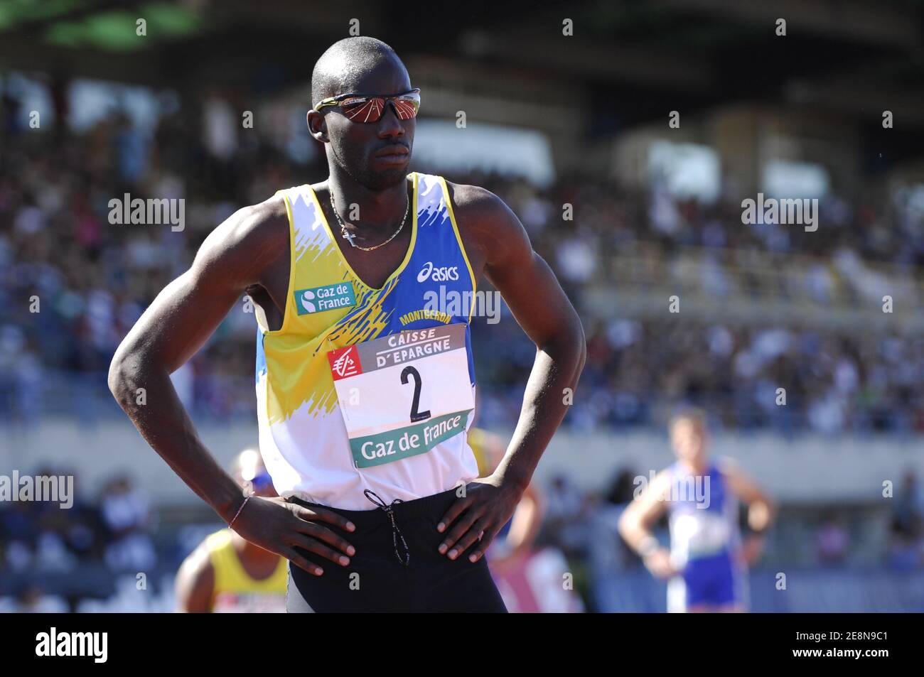 France's Leslie Djhone wins the gold medal on men's 400 meters during ...
