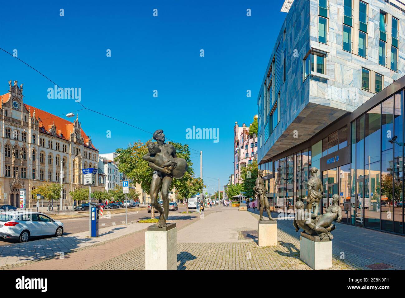 Cityscape over historical shopping hi-res stock photography and images ...
