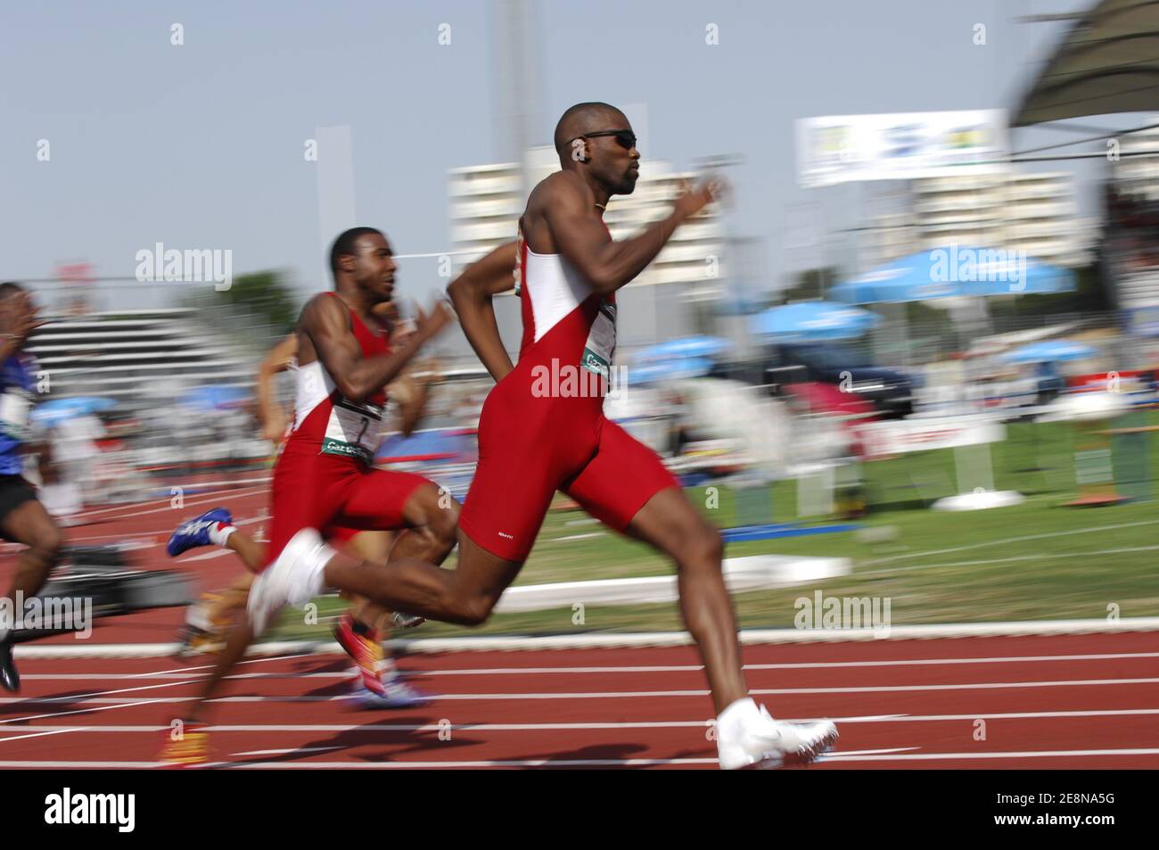 France's David Alerte wins the gold medal on men's 200 meters during ...