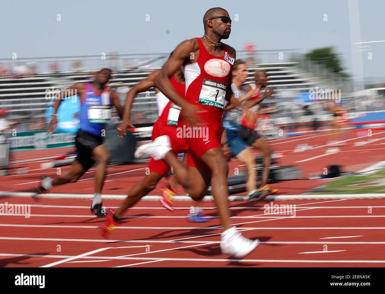 France's David Alerte wins the gold medal on men's 200 meters during ...