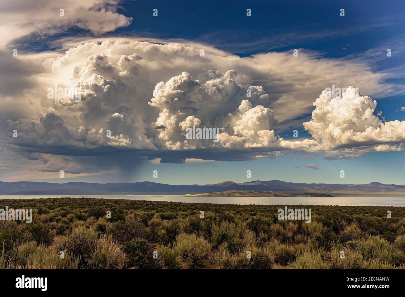 cloudly sky with incoming storm Stock Photo - Alamy