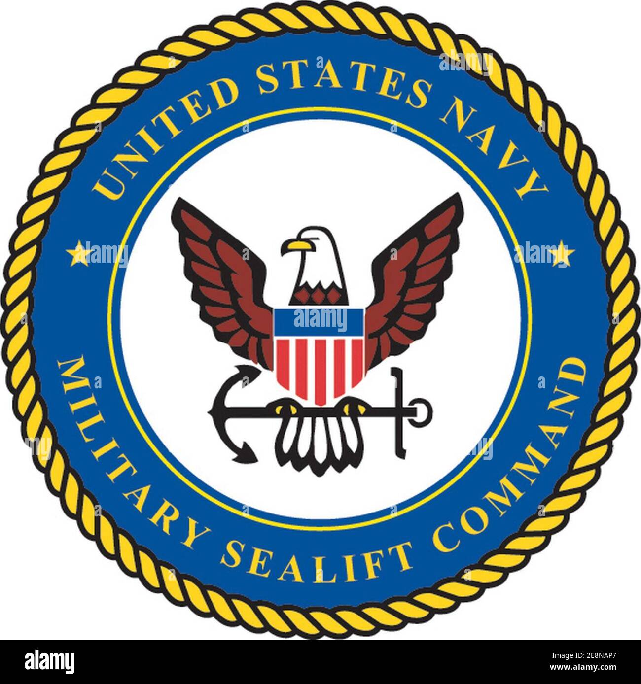 Military Sealift Command seal Stock Photo - Alamy