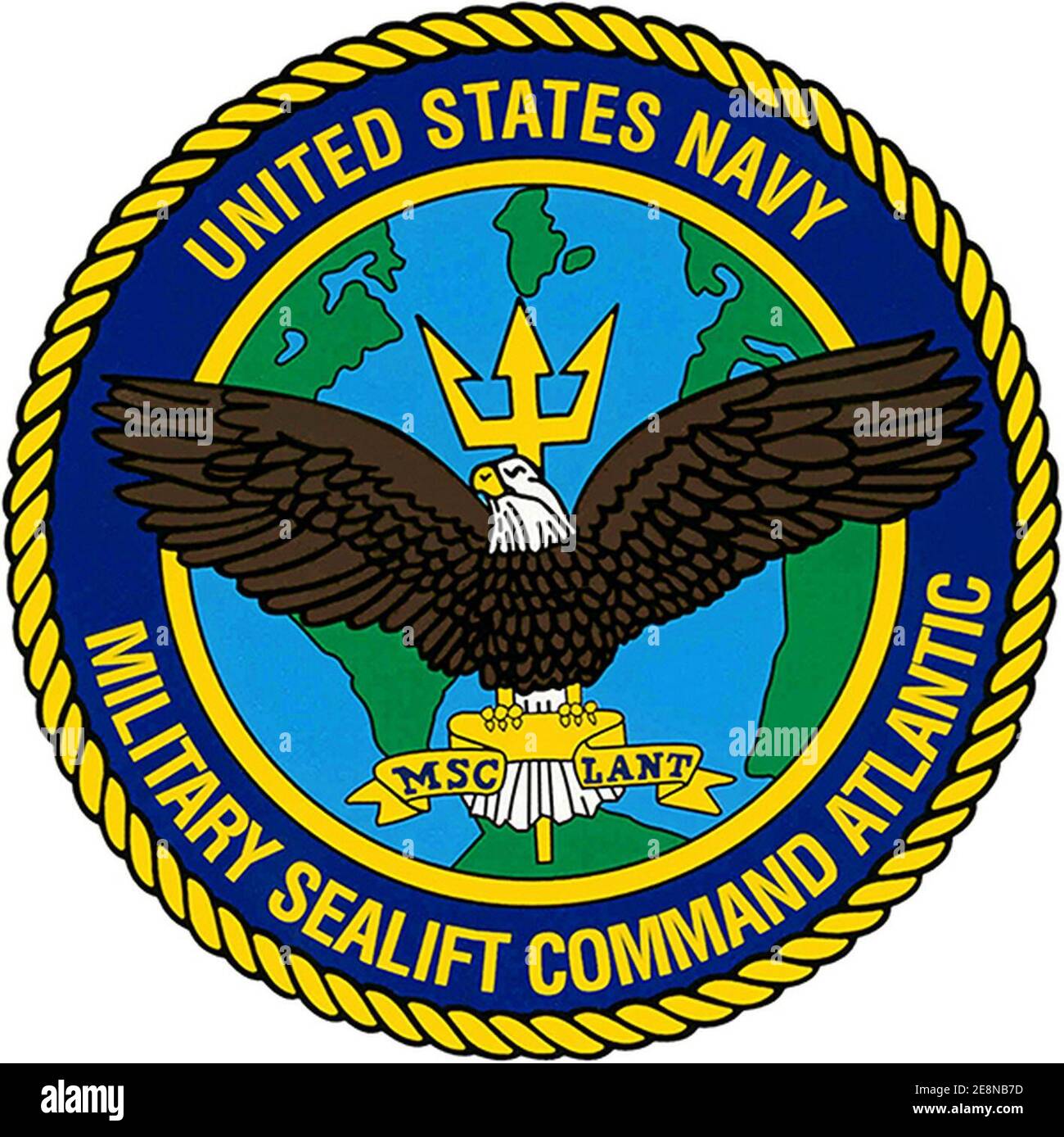 Military Sealift Command Atlantic — seal Stock Photo - Alamy