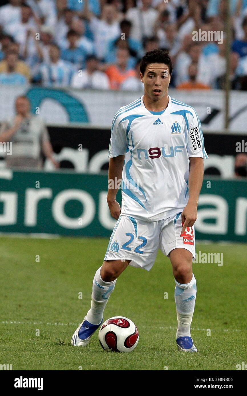 OM's Samir Nasri during the French Premier League football match, OM vs ...