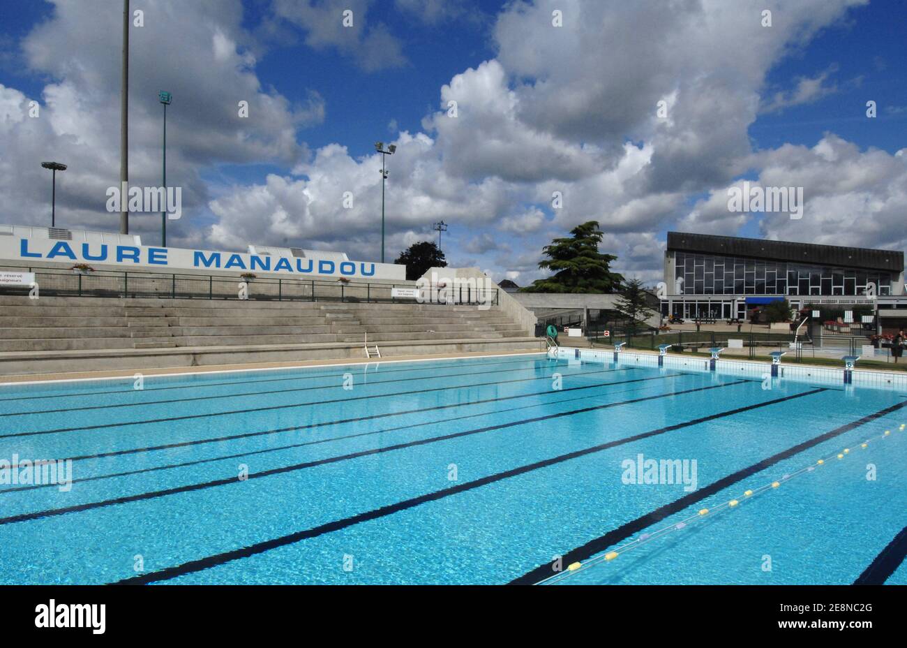 Illustration Of The Laure Manaudou S Swimming Pool In Melun Near Paris