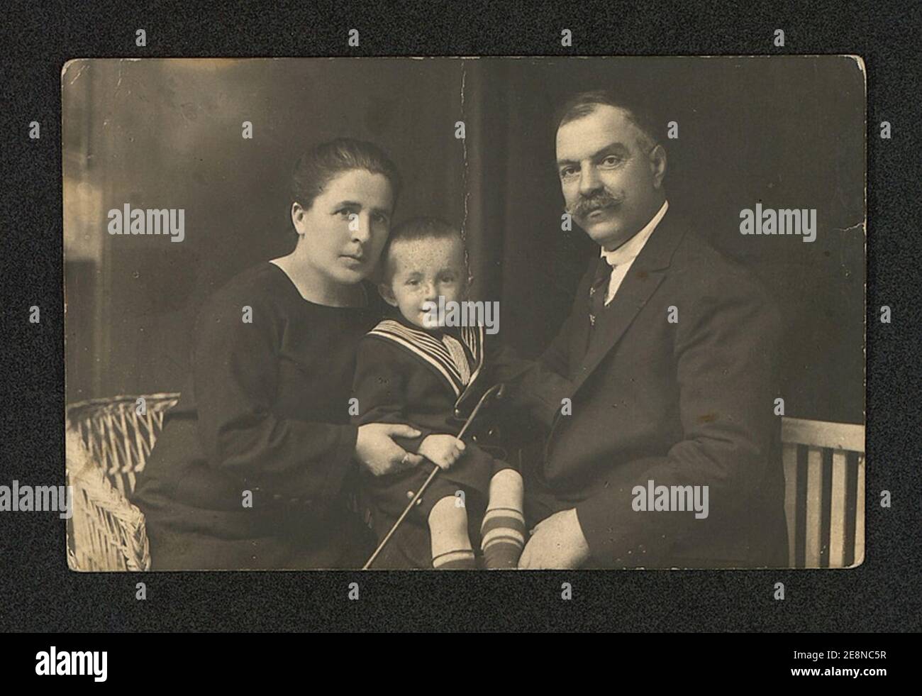 Milan and Maria and their son Hristo Matov Stock Photo - Alamy