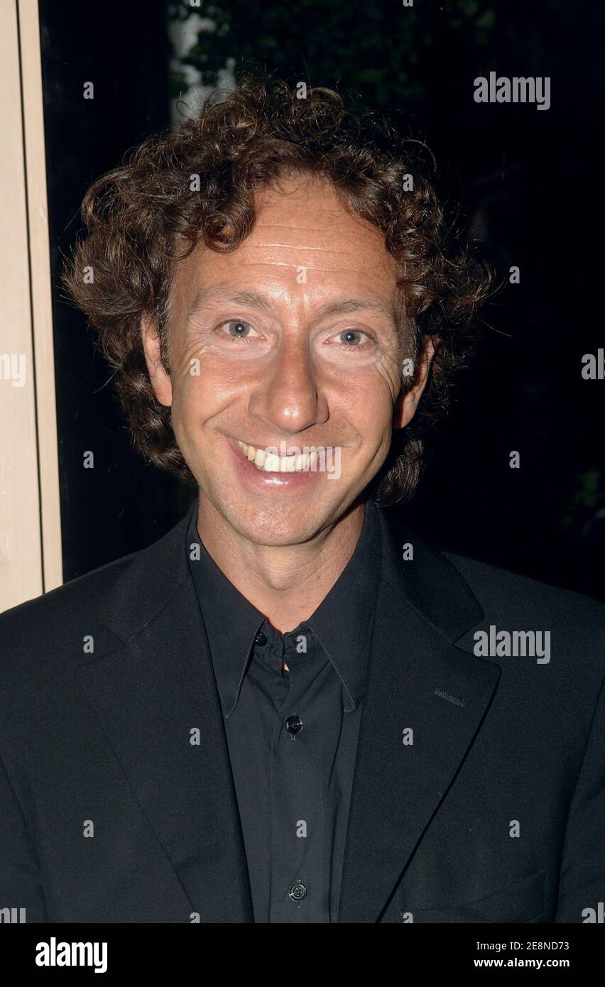 French tv presenter Stephane Bern attends the De Grisogono party at the ...