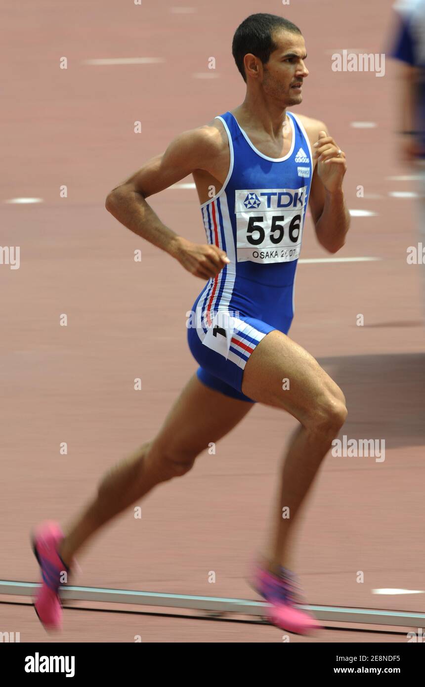 France's Mehdi Baala competes on men's 1500 meters heats during the ...