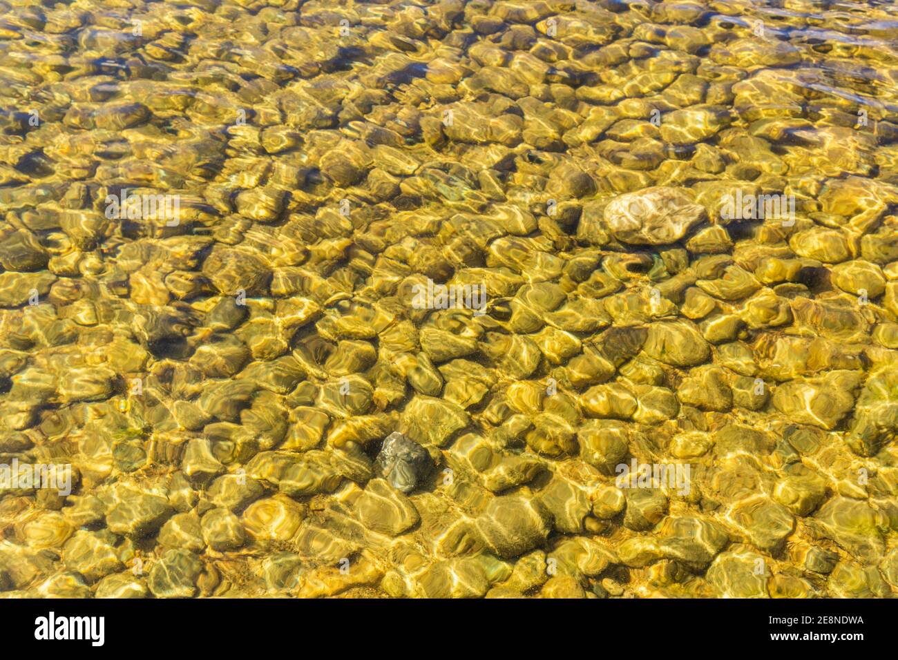 Rocks underwater lake surface hi-res stock photography and images - Alamy