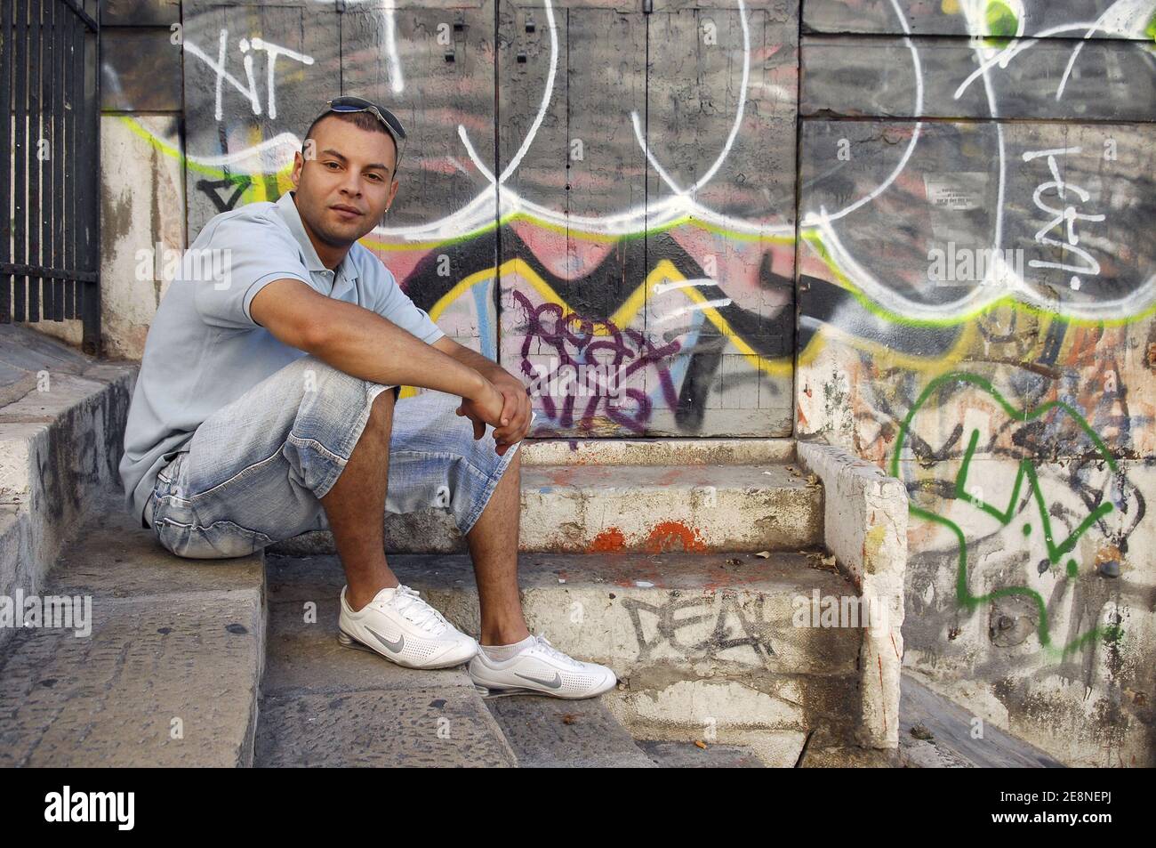 French rap singer El Matador poses for our photographer in Marseille ...