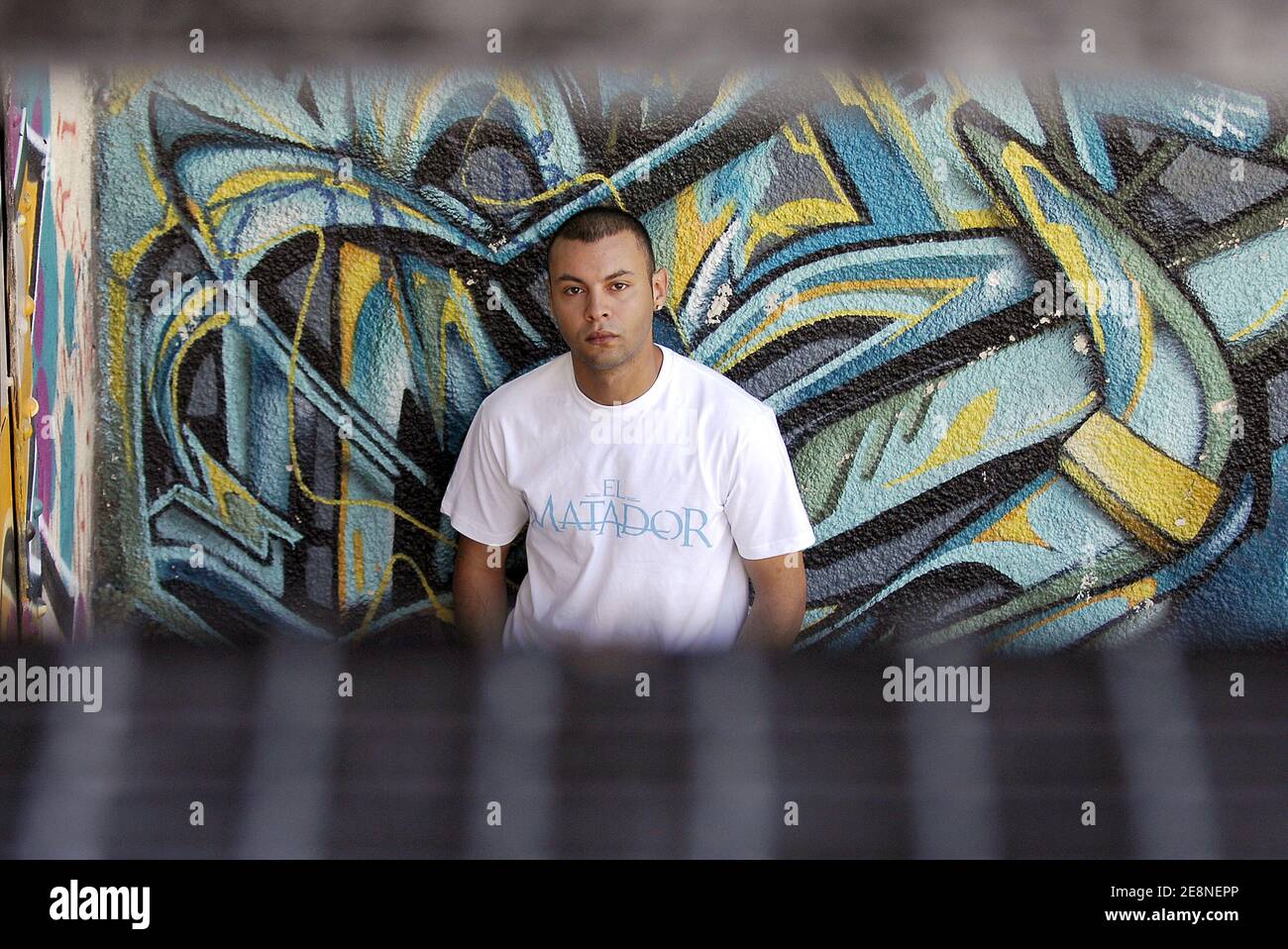 French rap singer El Matador poses for our photographer in Marseille ...
