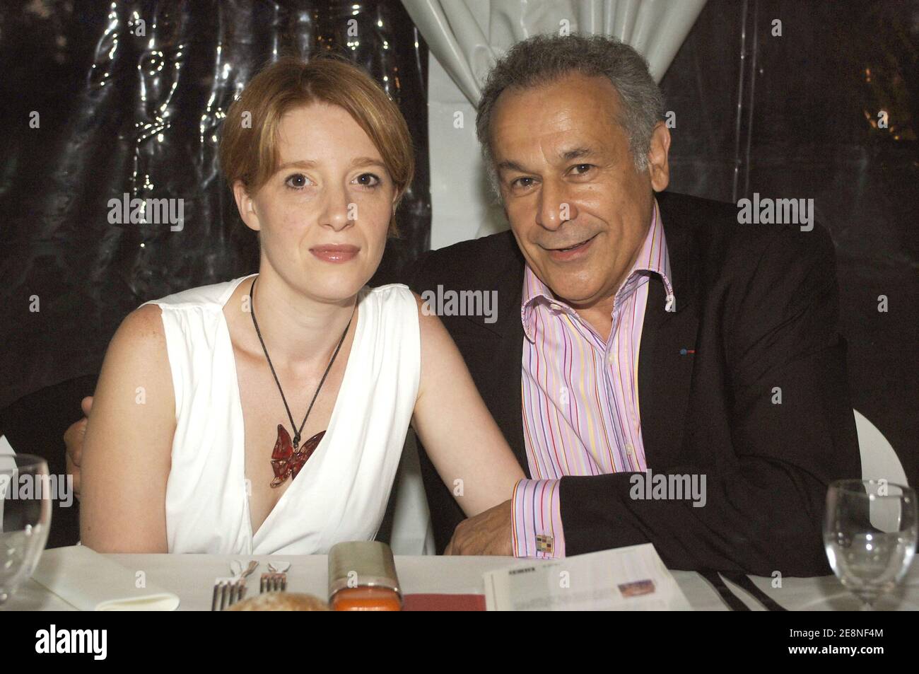 French actor Francis Perrin and his wife at the 12th 'Foret Des Livres ...
