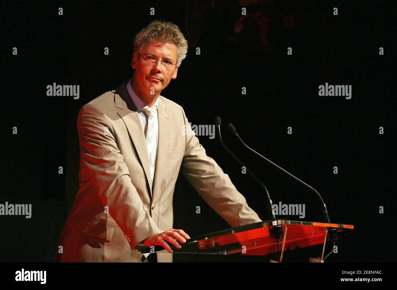 Christoph Hauser attends Germano-French TV channel 'Arte' press ...