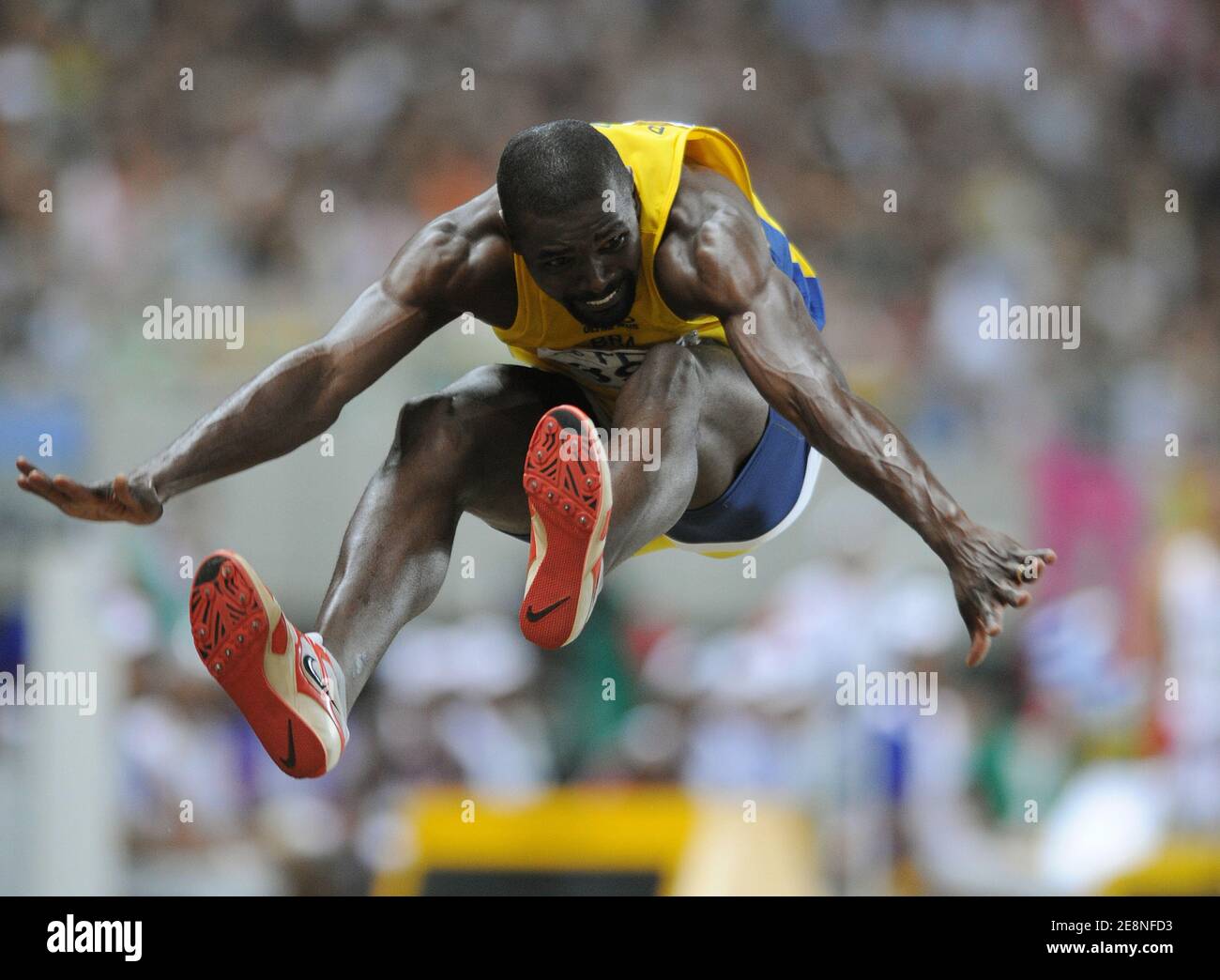 Brasil's Jadel Gregorio wins the silver medal on men's triple jump ...