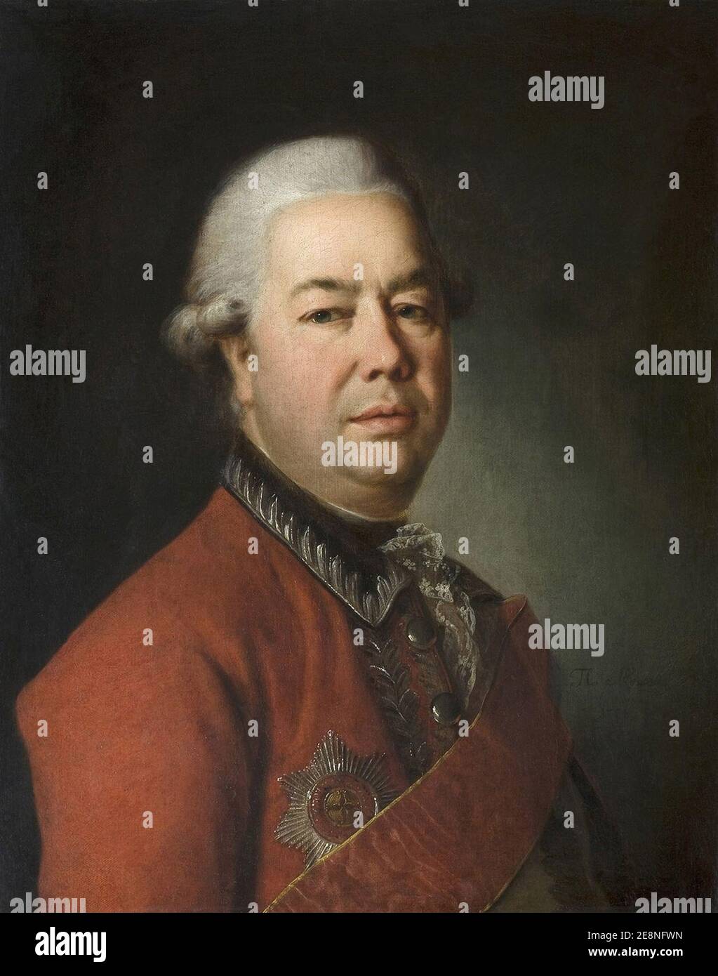 Mikh. Iv. Mordvinov by Levitsky Stock Photo - Alamy