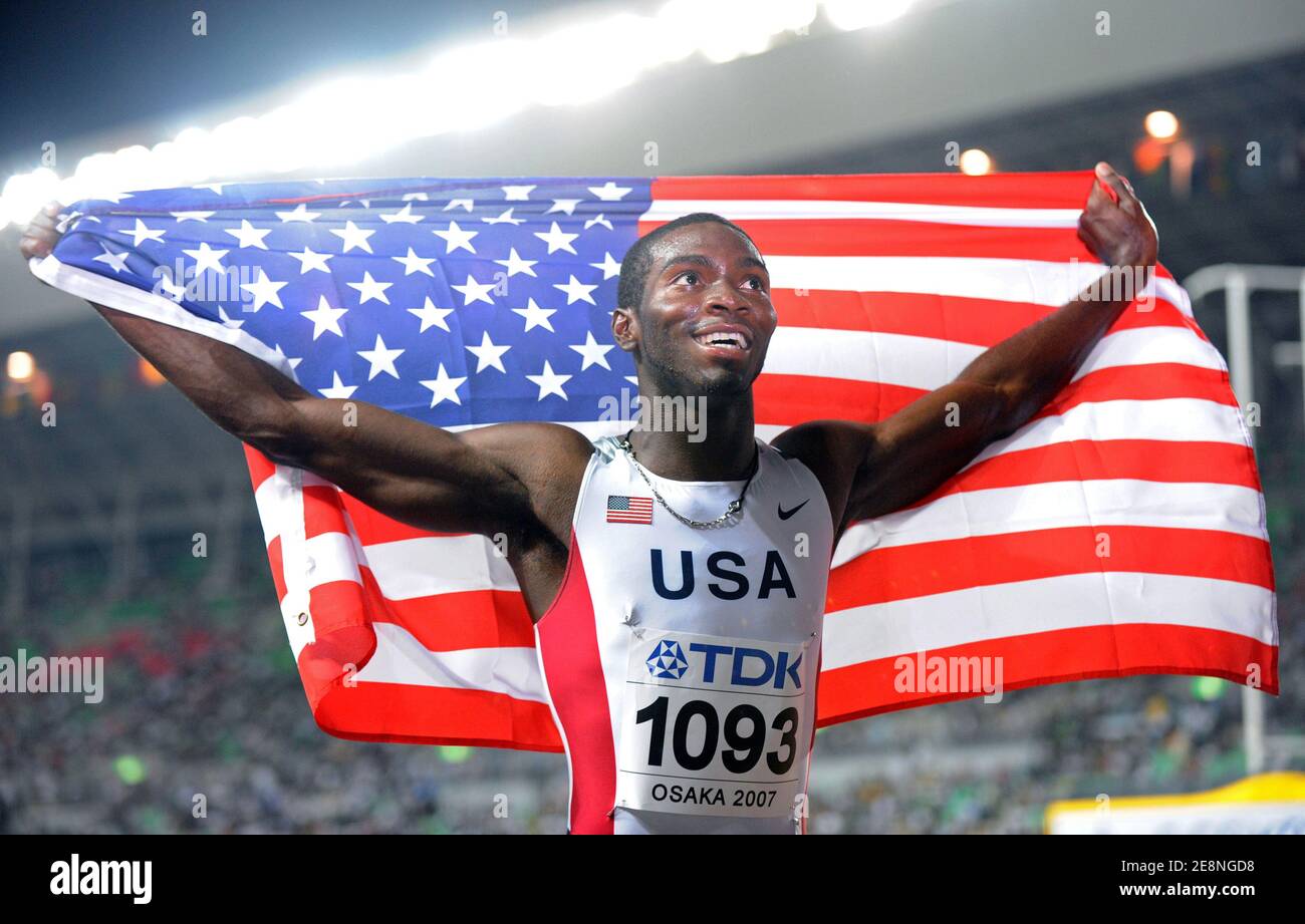 USA' Kerron Clement wins the gold medal on men's 400 meters hurdles ...