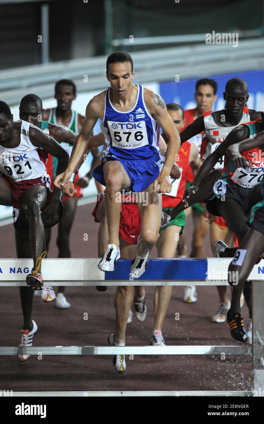 France's Bouabdallah Tahri competes on men's 3000 meters steeplechase ...